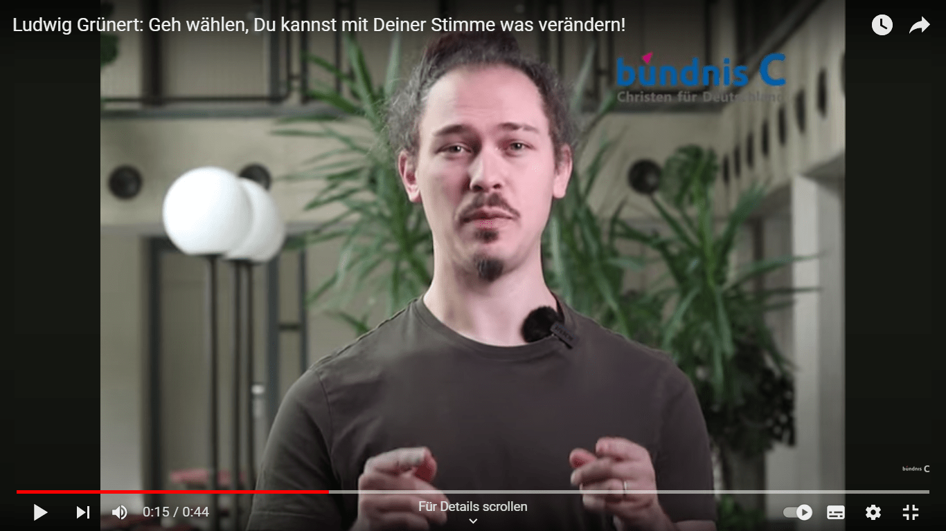 Geh wählen, Du kannst mit Deiner Stimme was verändern! - Bündnis C