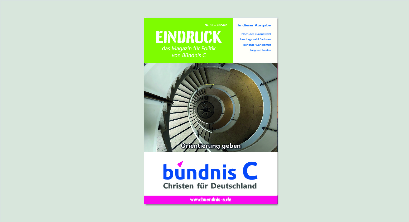 EINDRUCK Magazin Nr. 32 ist erschienen - Bündnis C